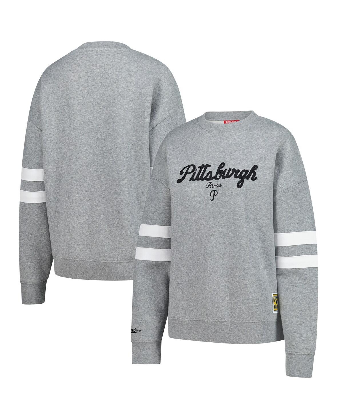 Click here for Mitchell & Ness Womens Heather Gray Pittsburgh Pir... prices