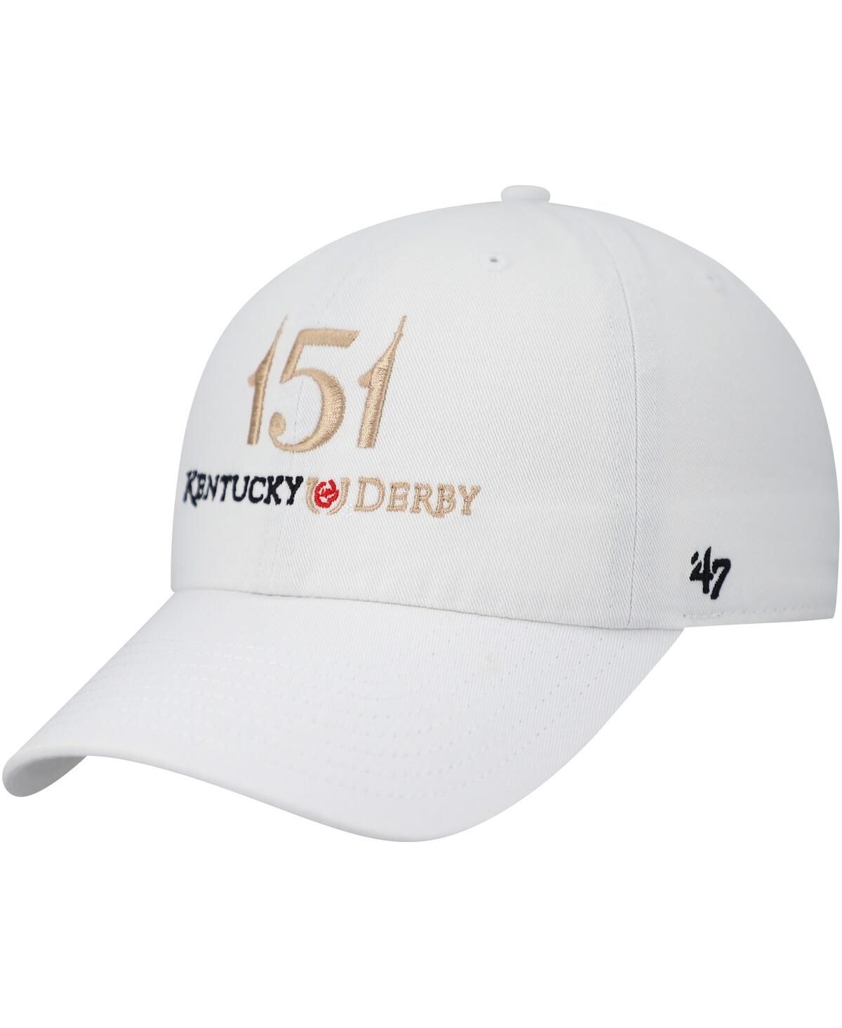 Click here for 47 Brand Mens White 151st Kentucky Derby Clean Up... prices