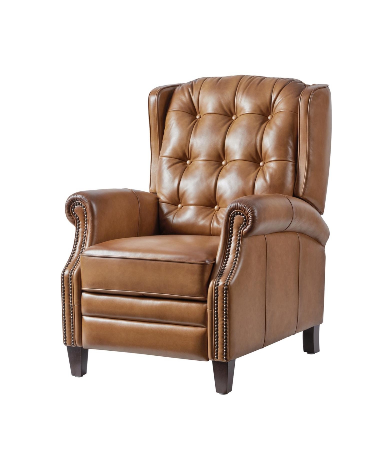 Click here for Silvia Button-tufted Genuine Leather Power Recline... prices