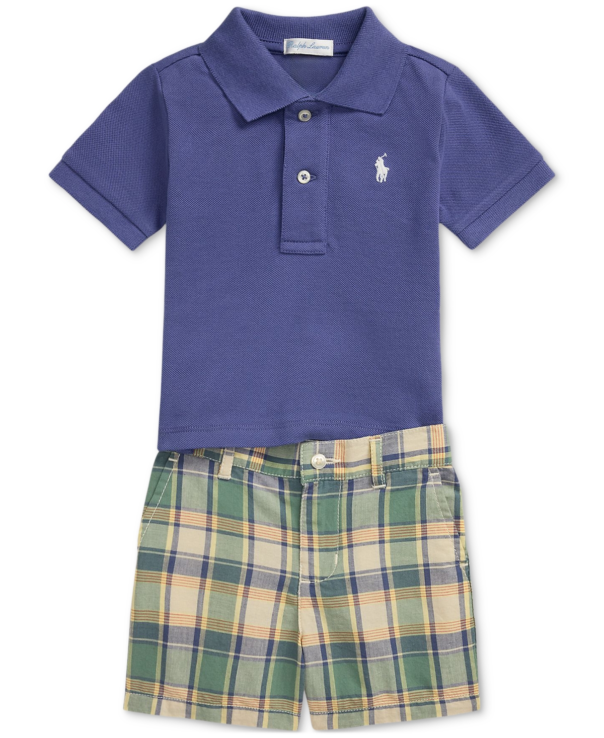 Click here for Polo Ralph Lauren Baby Boys Polo Shirt & Madras Sh... prices