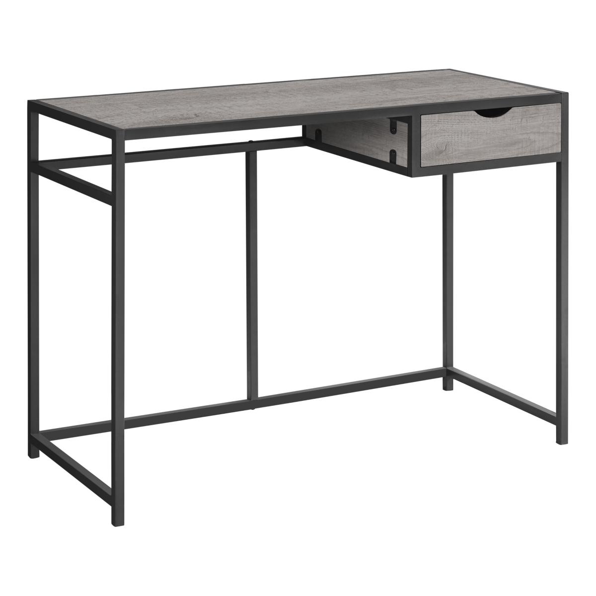 Click here for 42" Grey and Dark Grey Computer Desk –... prices