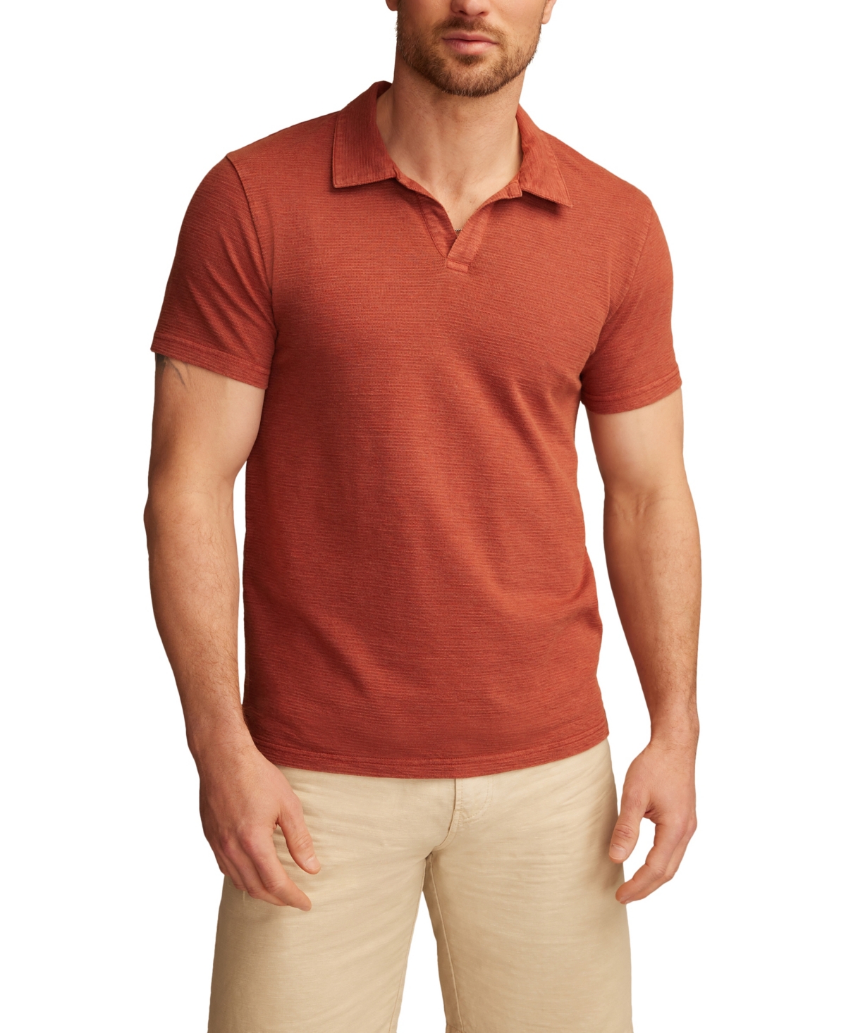 Click here for Lucky Brand Mens Jacquard Slub T-Shirt - Arabian s... prices