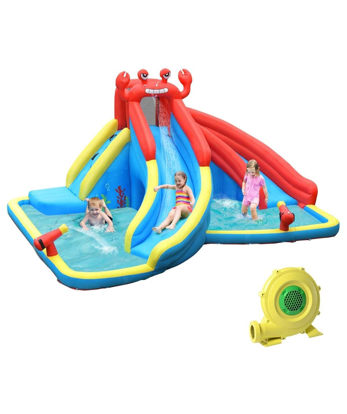 Click here for Inflatable Water Slide Bounce House with Water Can... prices