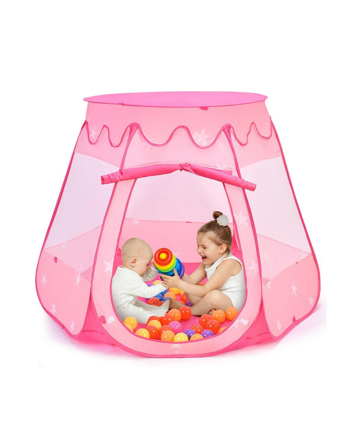 Click here for Pink Portable Kid Play House Play Tent with 100 Ba... prices