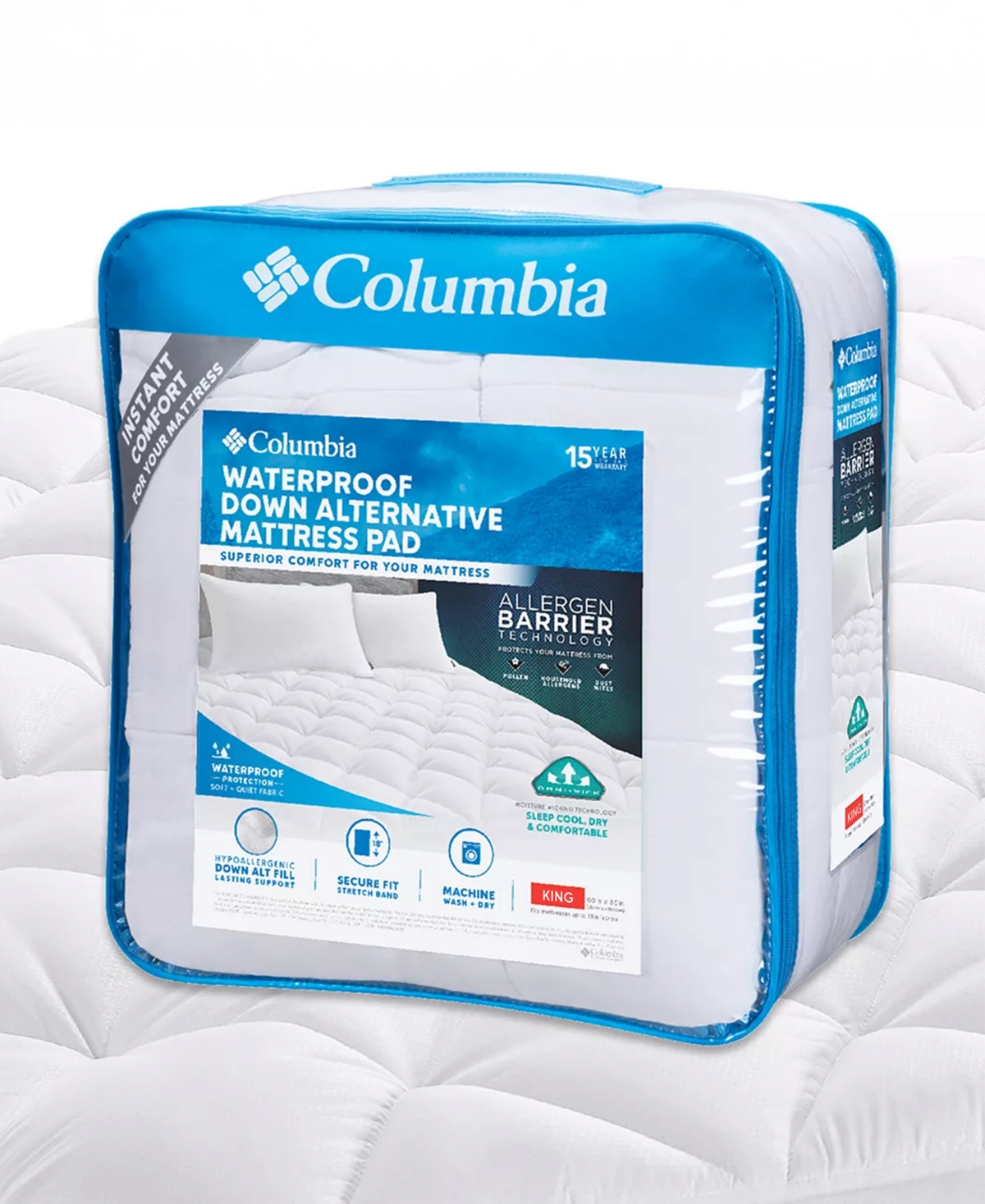 Click here for Columbia Waterproof Down Alternative Mattress Pad... prices