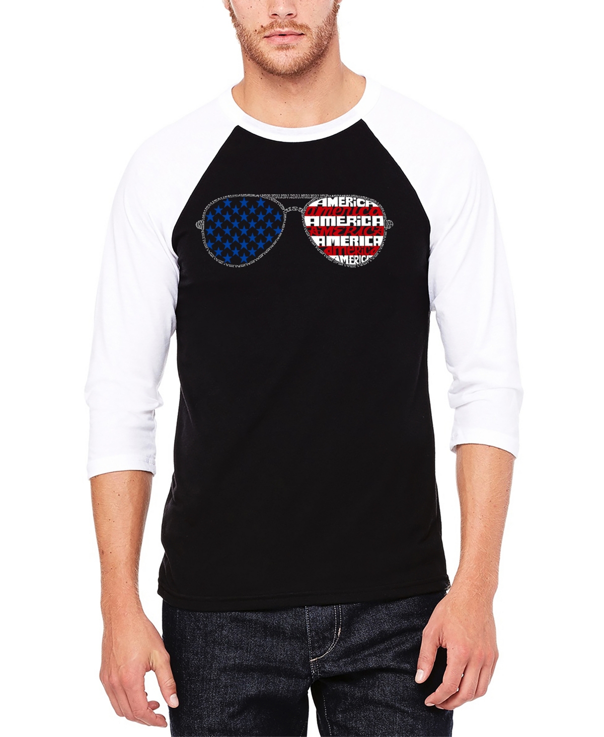 Click here for La Pop Art Mens American Sunglasses Raglan Basebal... prices