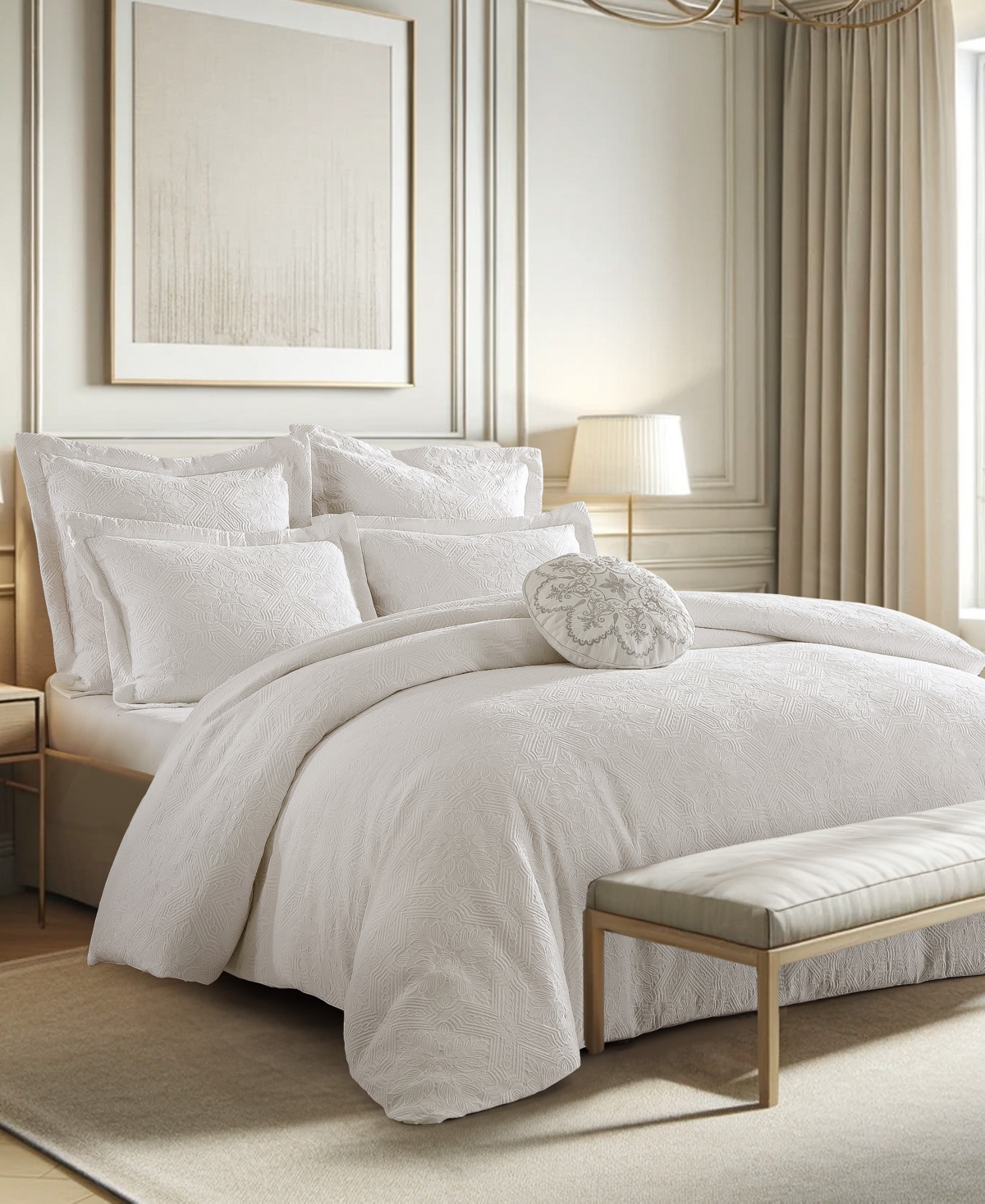 Click here for Levtex Matalasse Stitching 3-Pc. Comforter Set  Ki... prices