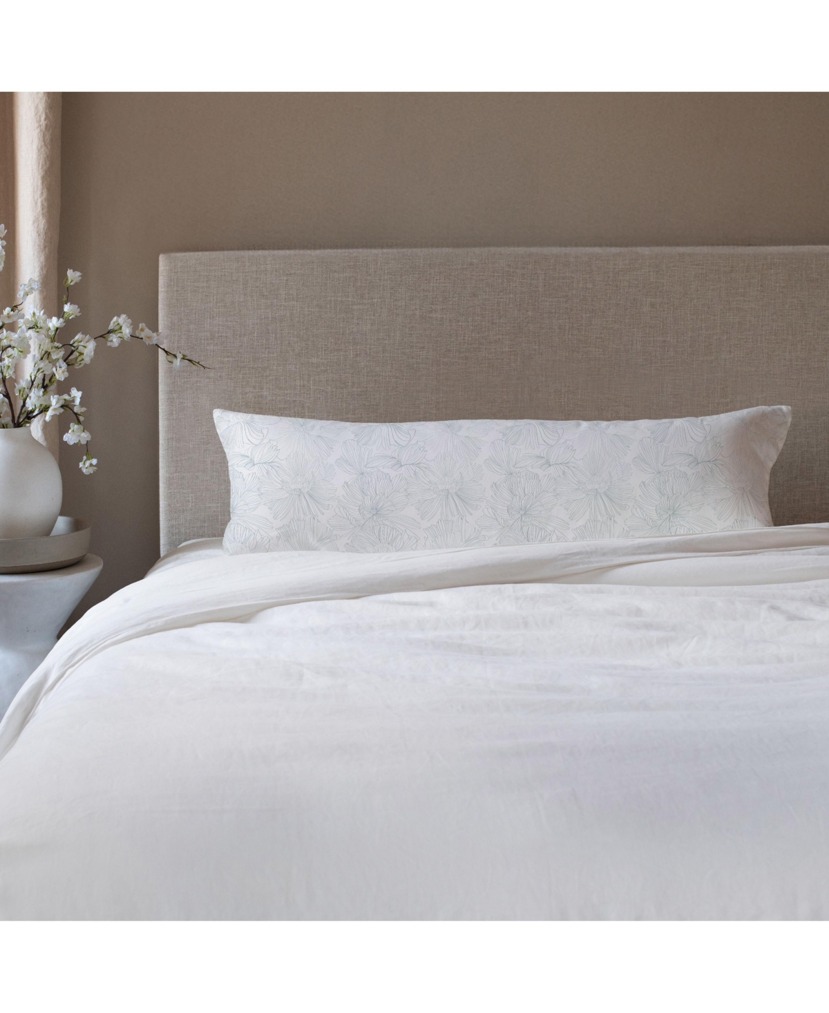 Click here for French Linen Body Pillow with removable Sham - Cre... prices