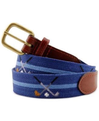 Smathers & Branson Men's Crossed Clubs Belt - Macy's