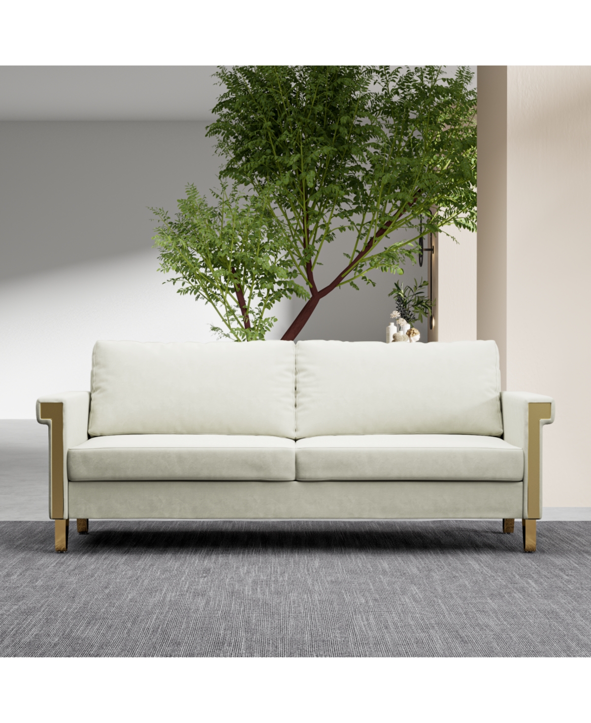 Click here for Streamdale 2.5 Seat Velvet Sofa Upholstery with Id... prices