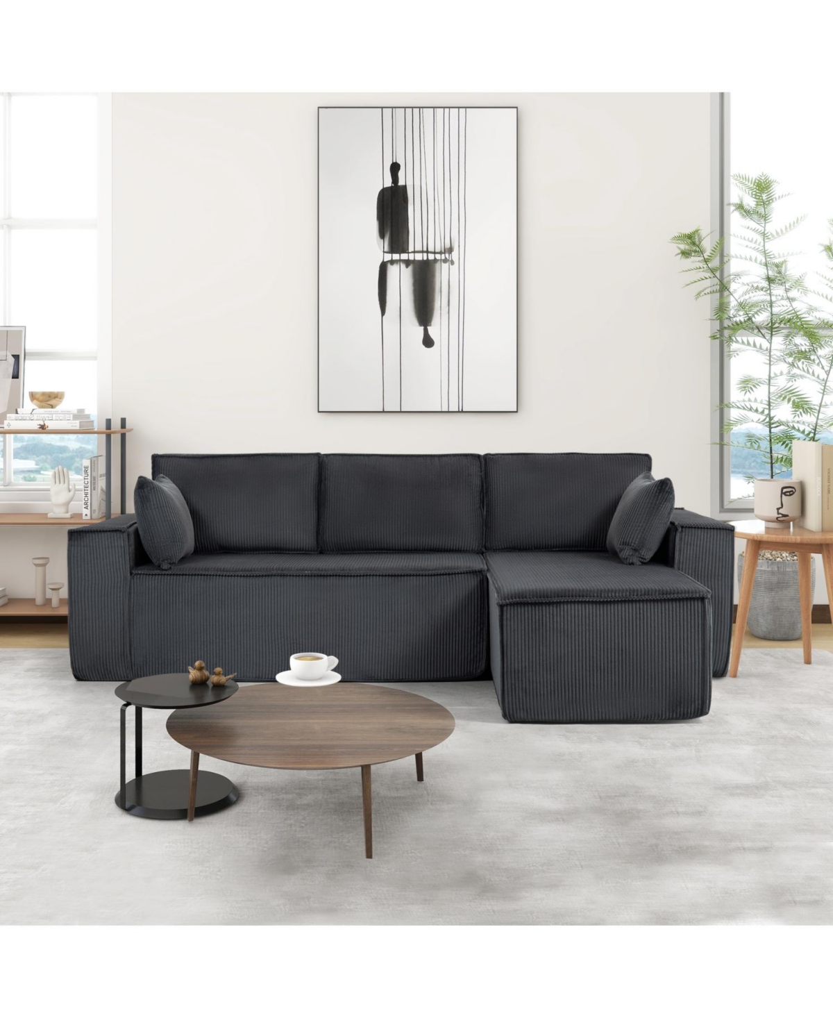Click here for Streamdale Comfy Modular Sectional Sofa  Modern Cl... prices