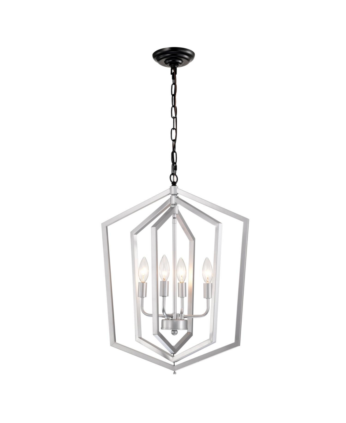 Click here for Streamdale 4-Light Farmhouse Chandelier  Matte Bla... prices