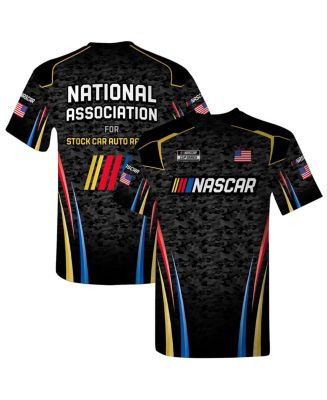 Checkered Flag Sports Men's Black NASCAR Uniform T-Shirt - Macy's