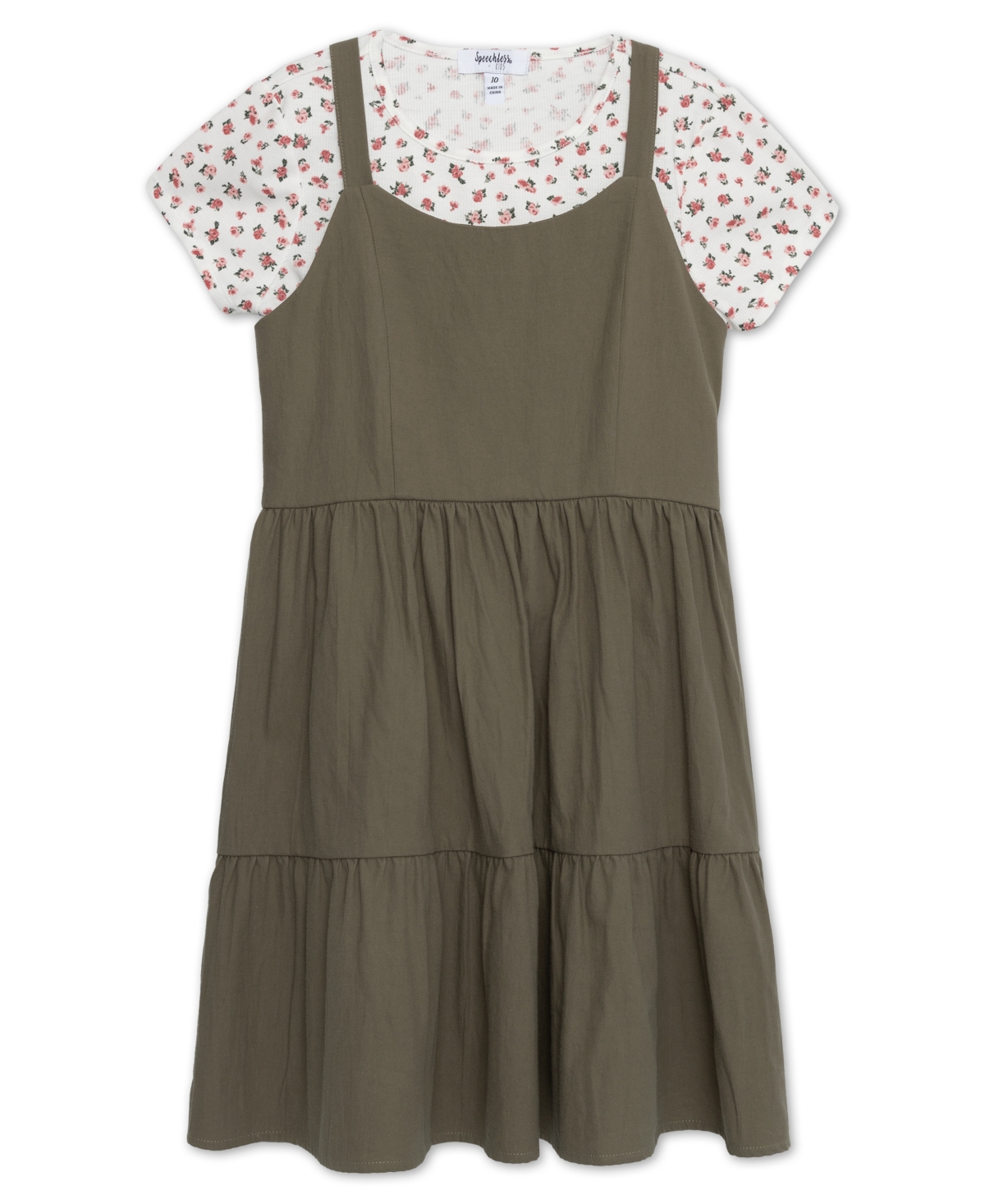 Click here for Speechless Big Girls 2-Piece Rosebud T-Shirt and T... prices