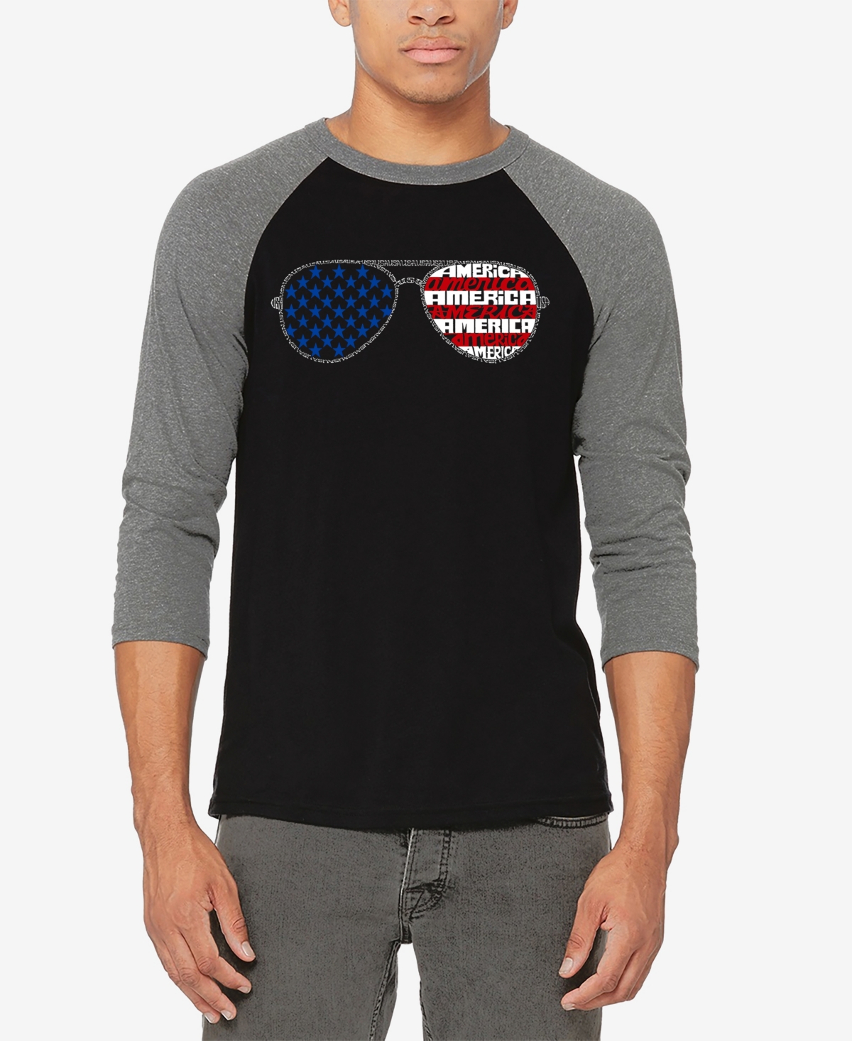 Click here for La Pop Art Mens American Sunglasses Raglan Basebal... prices