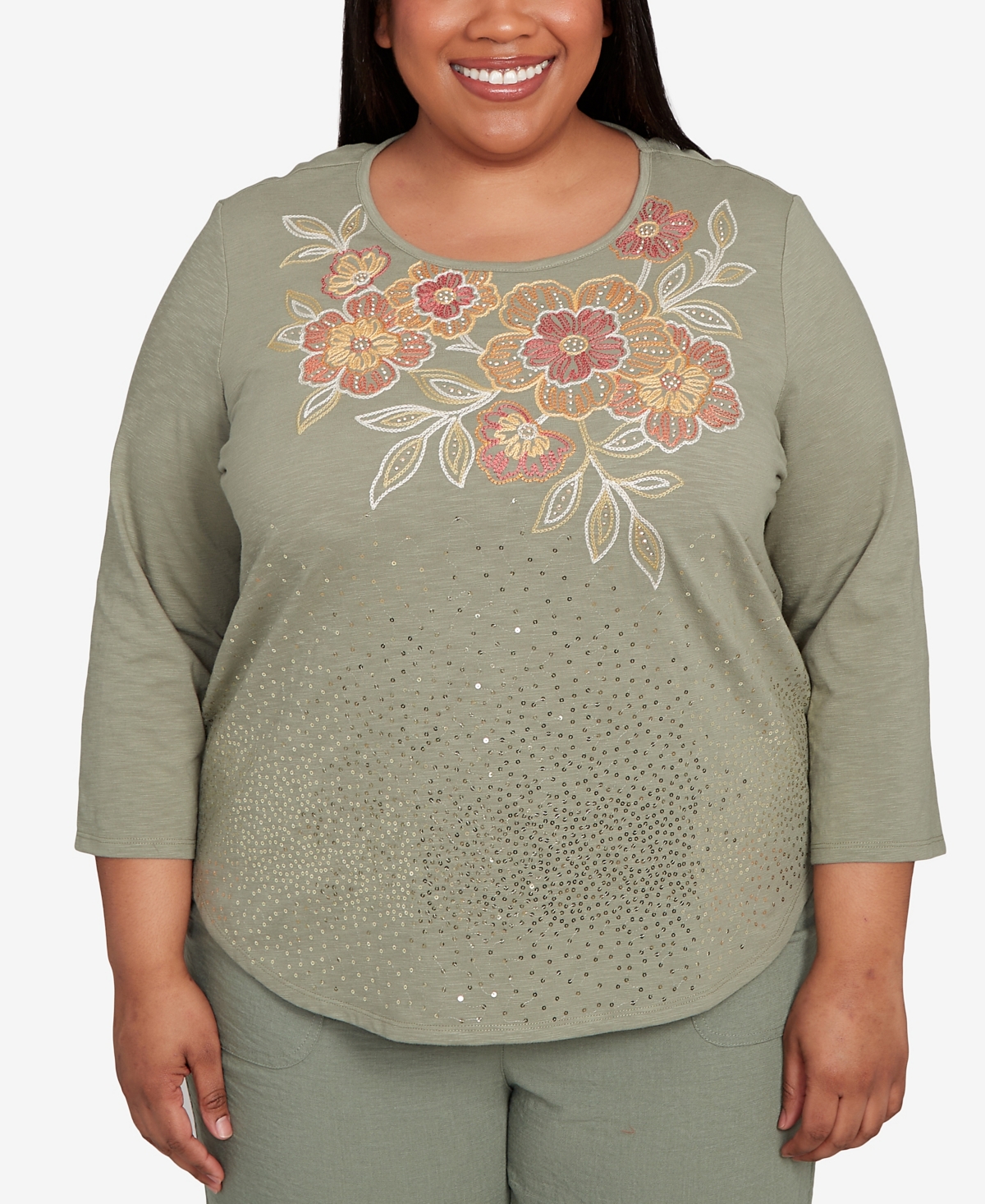 Click here for Alfred Dunner Plus Size Copper Canyon Scattered Se... prices