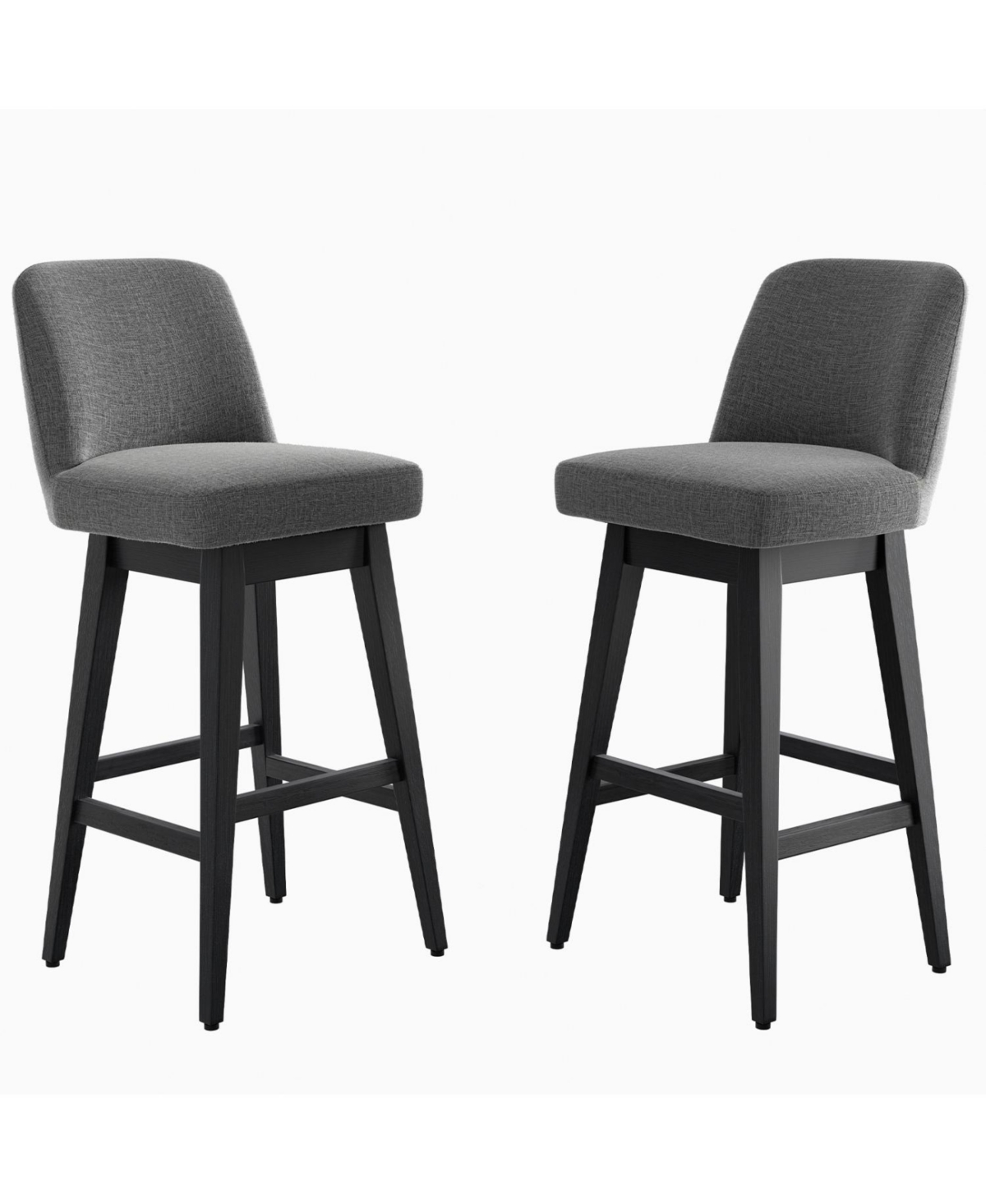 Click here for Streamdale 360 swivel counter stool - Charcoal prices