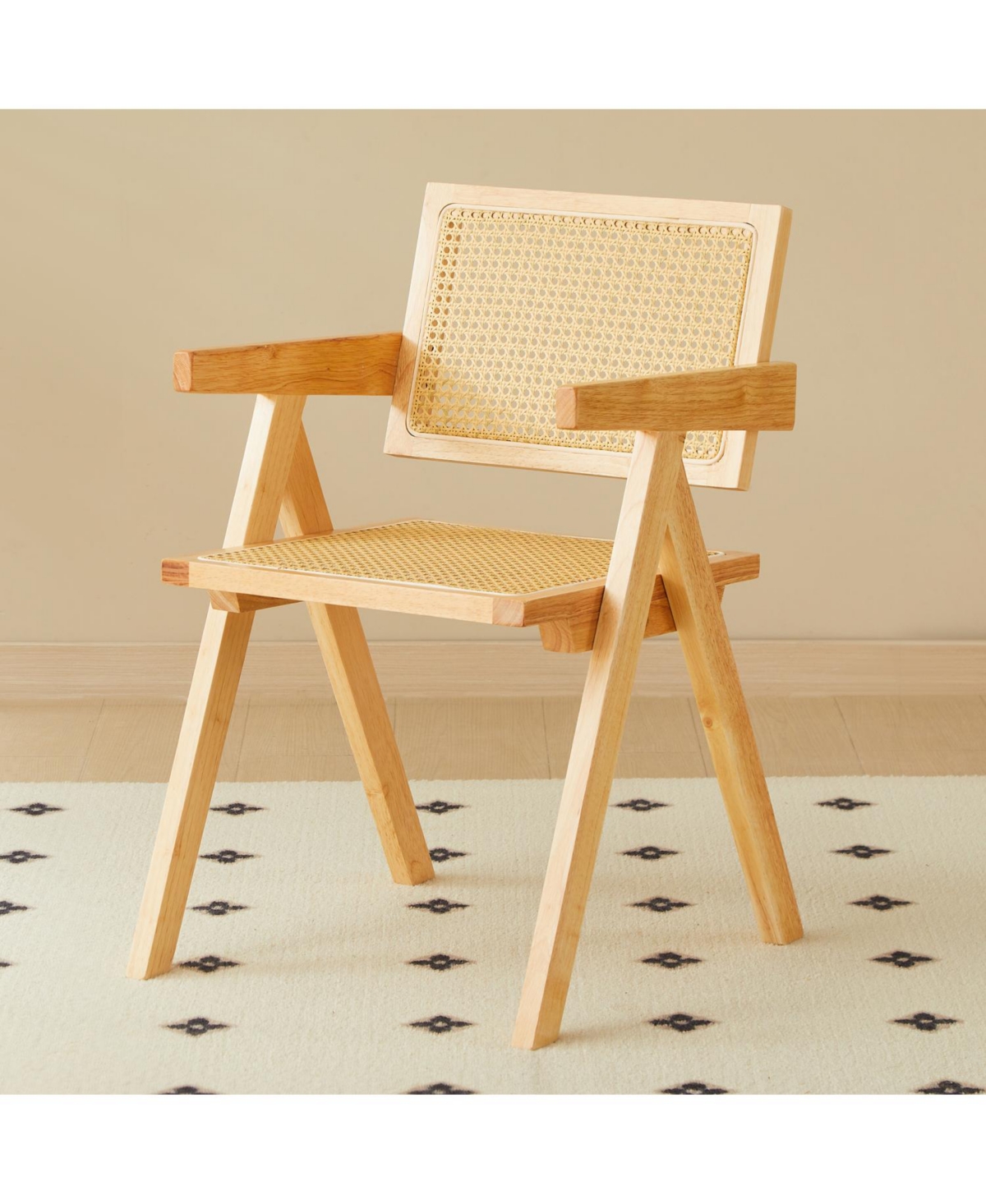 Click here for Streamdale Natural Rattan Dining Chairs (2)  Armre... prices