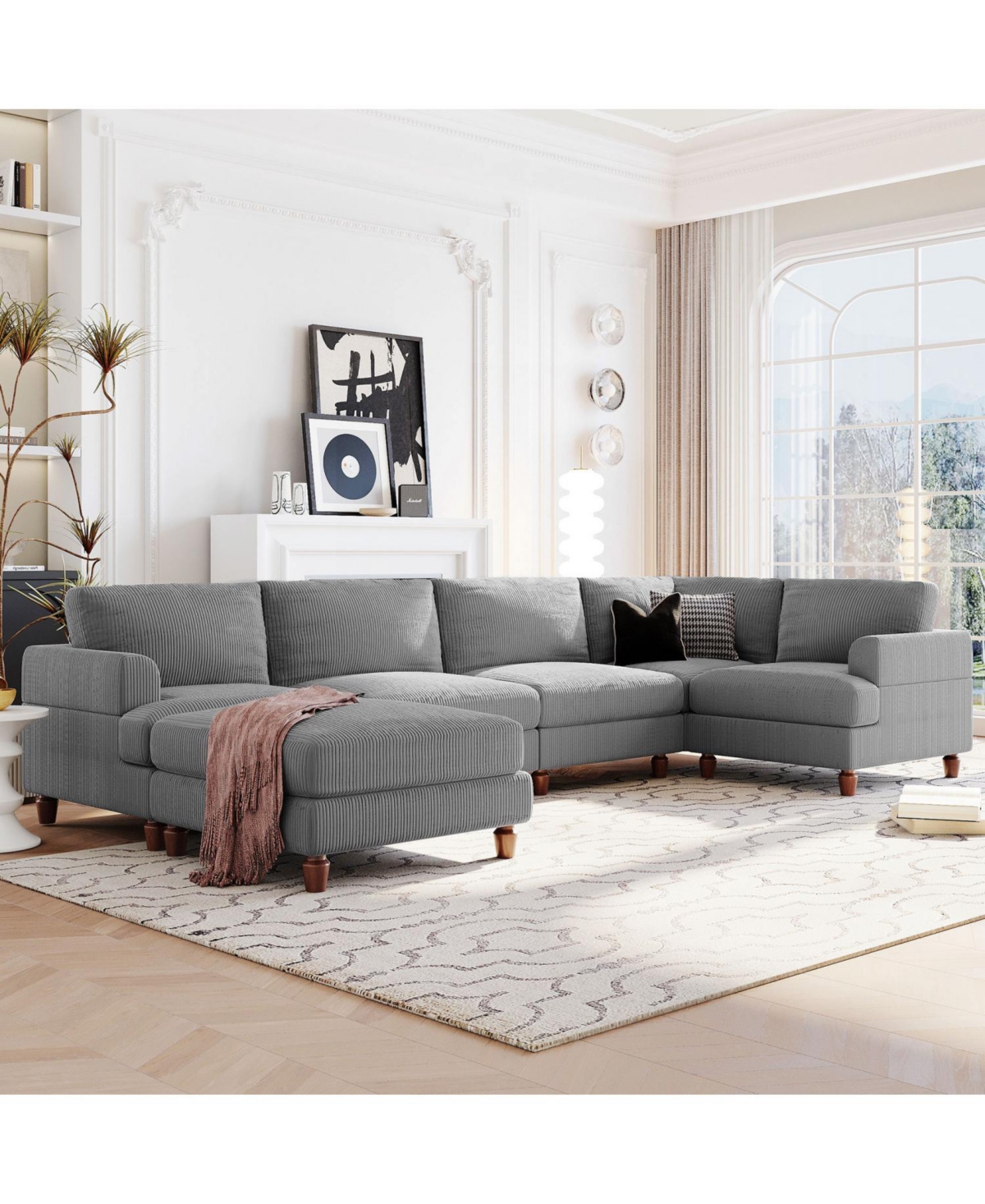 Click here for Streamdale Modular Sectional Sofa with Ottoman L S... prices