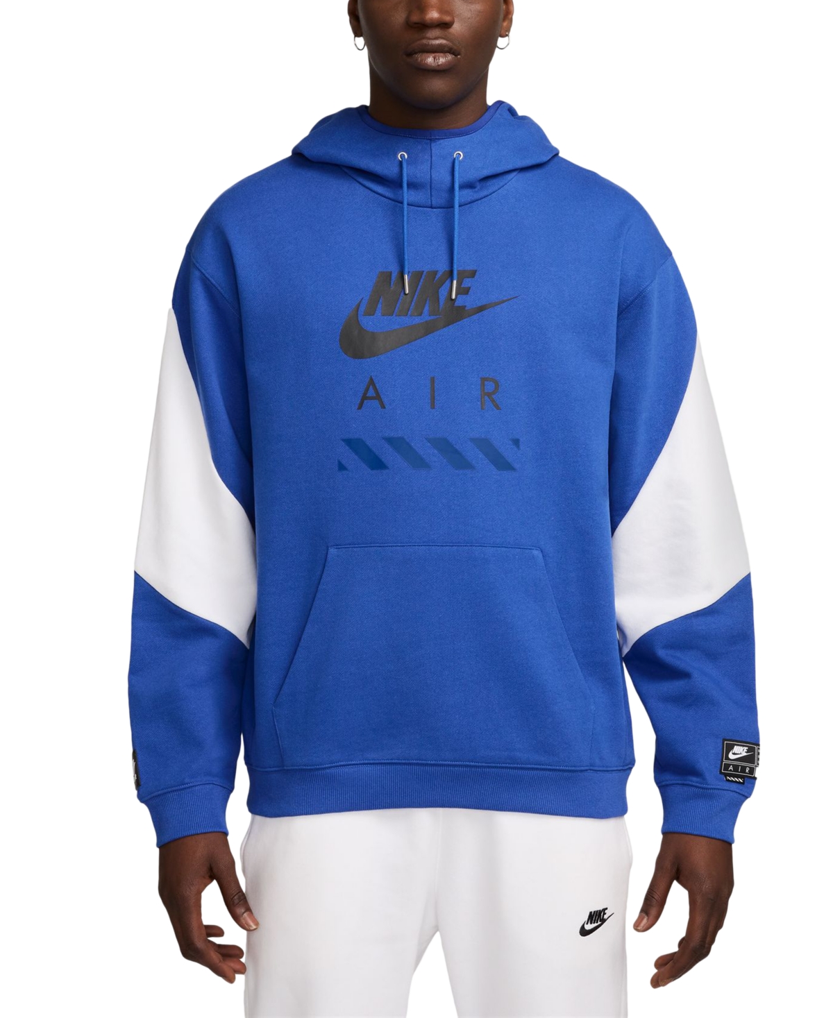 Click here for Nike Mens Air Fleece Roomy-Fit Logo-Print Hoodie -... prices