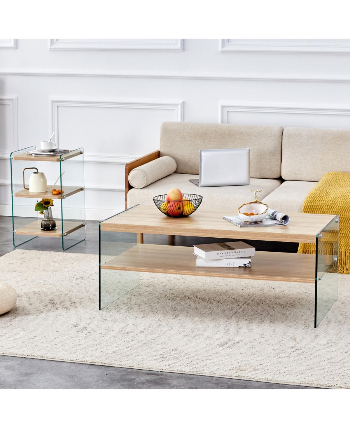Click here for Streamdale 3-Tier Side Table & Coffee Table Set wi... prices
