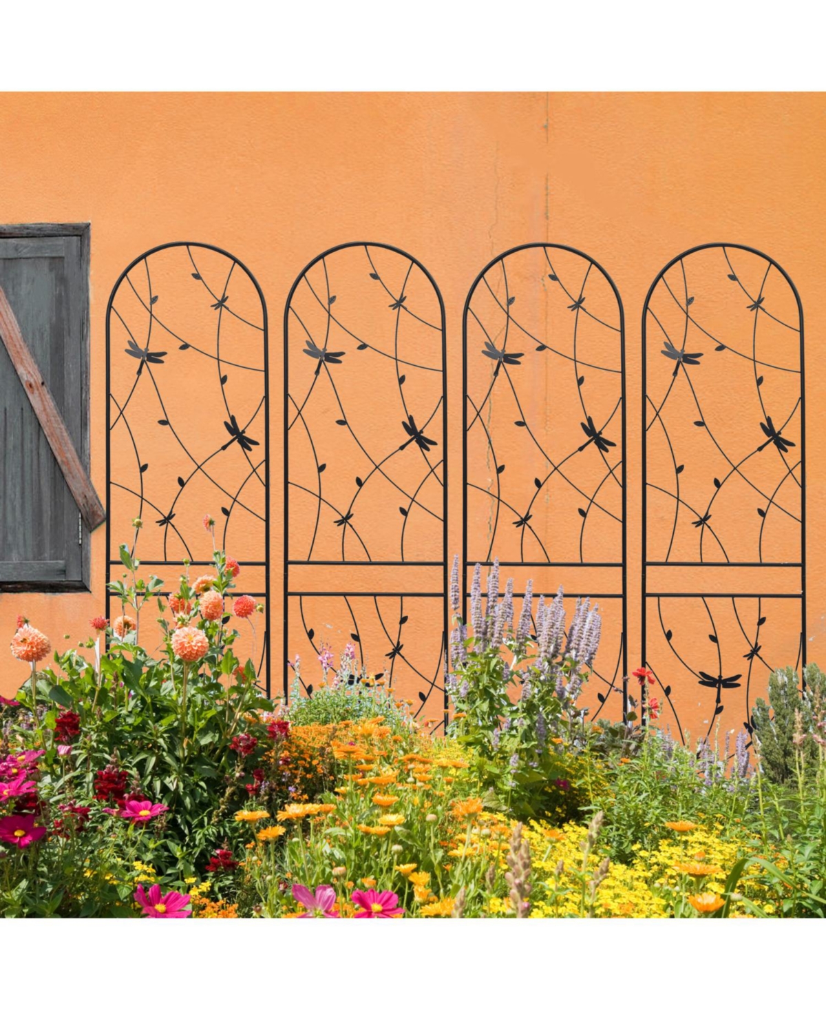 Click here for Streamdale 4 Pack Metal Garden Trellis  86.7"... prices