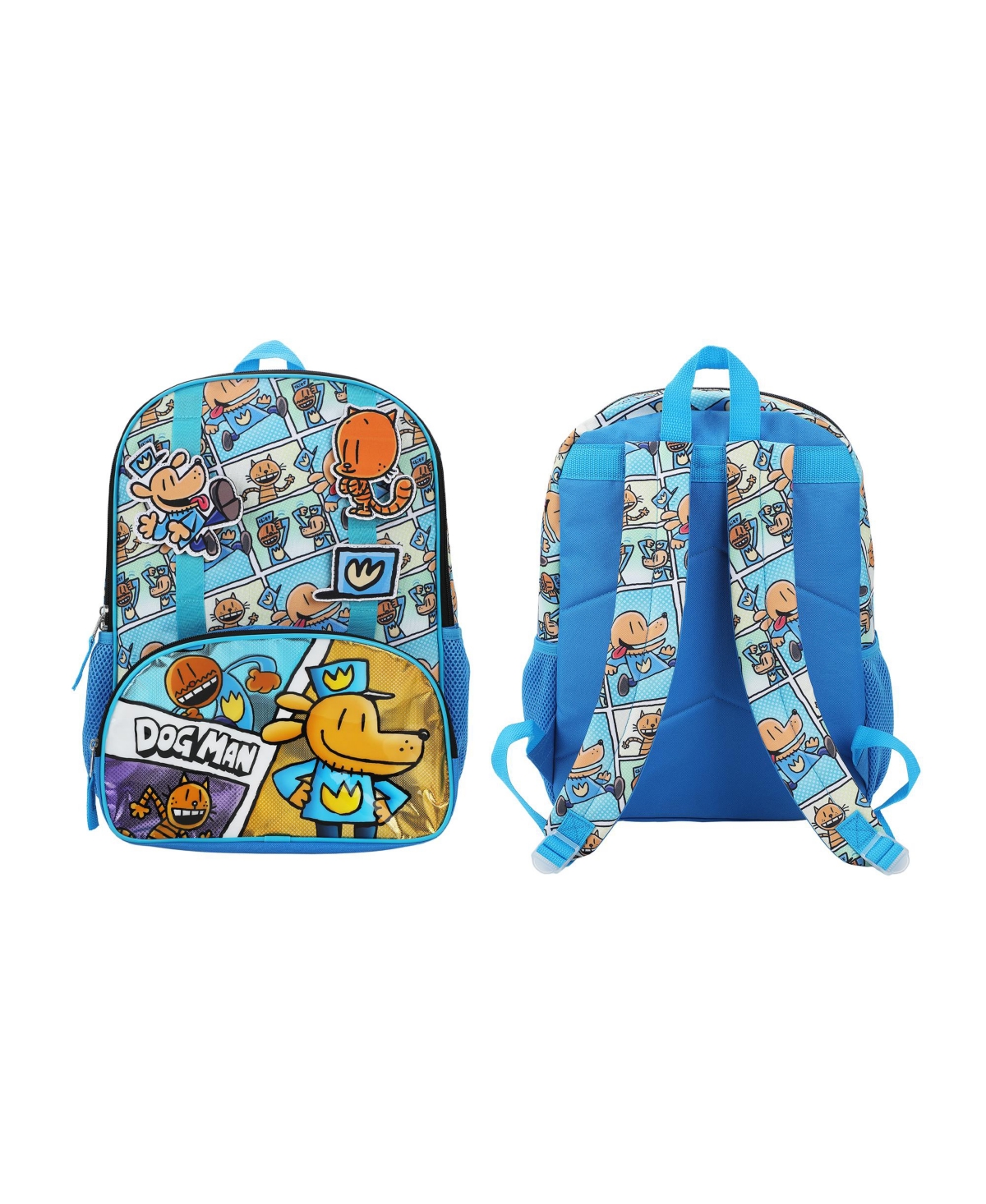 Click here for Dog Man 16" Kids Backpack For School And Trav... prices