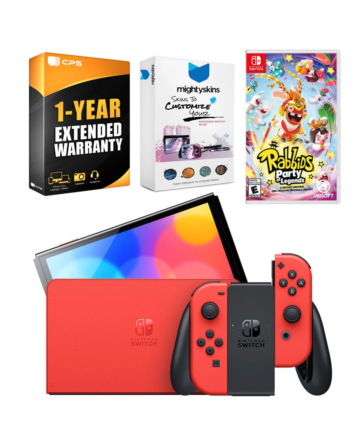 Click here for Nintendo Switch Oled Mario Red Edition with Rabbid... prices