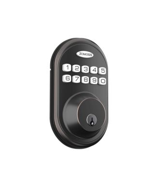 ZACHVO Keyless Entry Deadbolt Lock, Electric Door Locks with Keypads ...