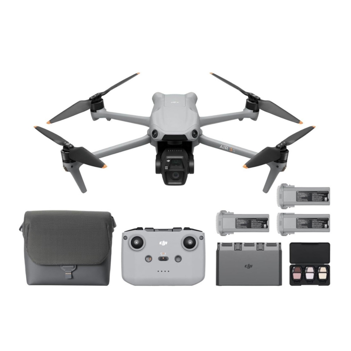 Click here for Dji Air 3S Dual Camera Drone Fly More Combo with R... prices