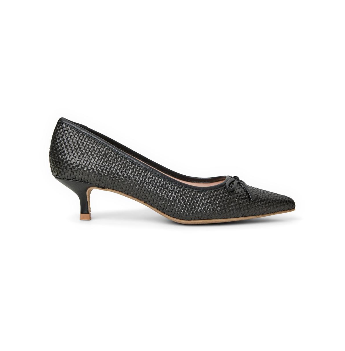 Click here for Pammi Pump - Raffia /Nappa - Black /black prices