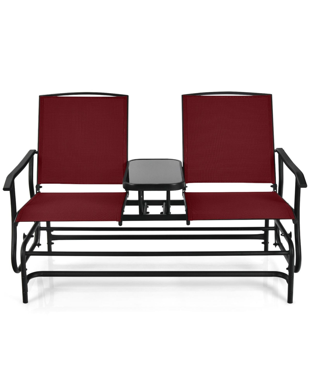 Click here for 2-Person Double Rocking Loveseat with Mesh Fabric... prices