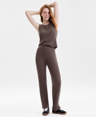 Click here for Charter Club Womens 100 Cashmere Ribbed Pull On Pa... prices