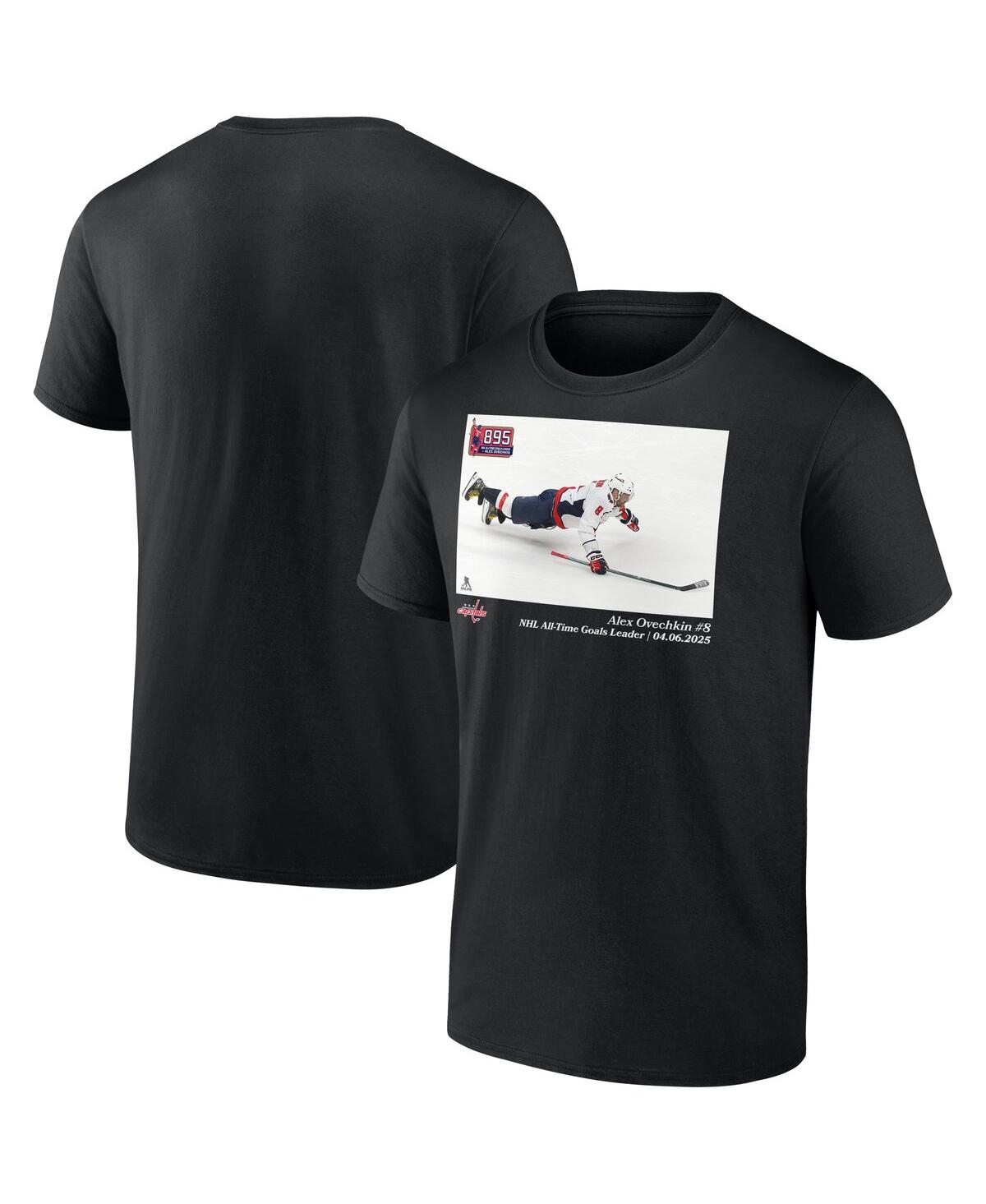 Click here for Fanatics Mens Alexander Ovechkin Black Washington... prices