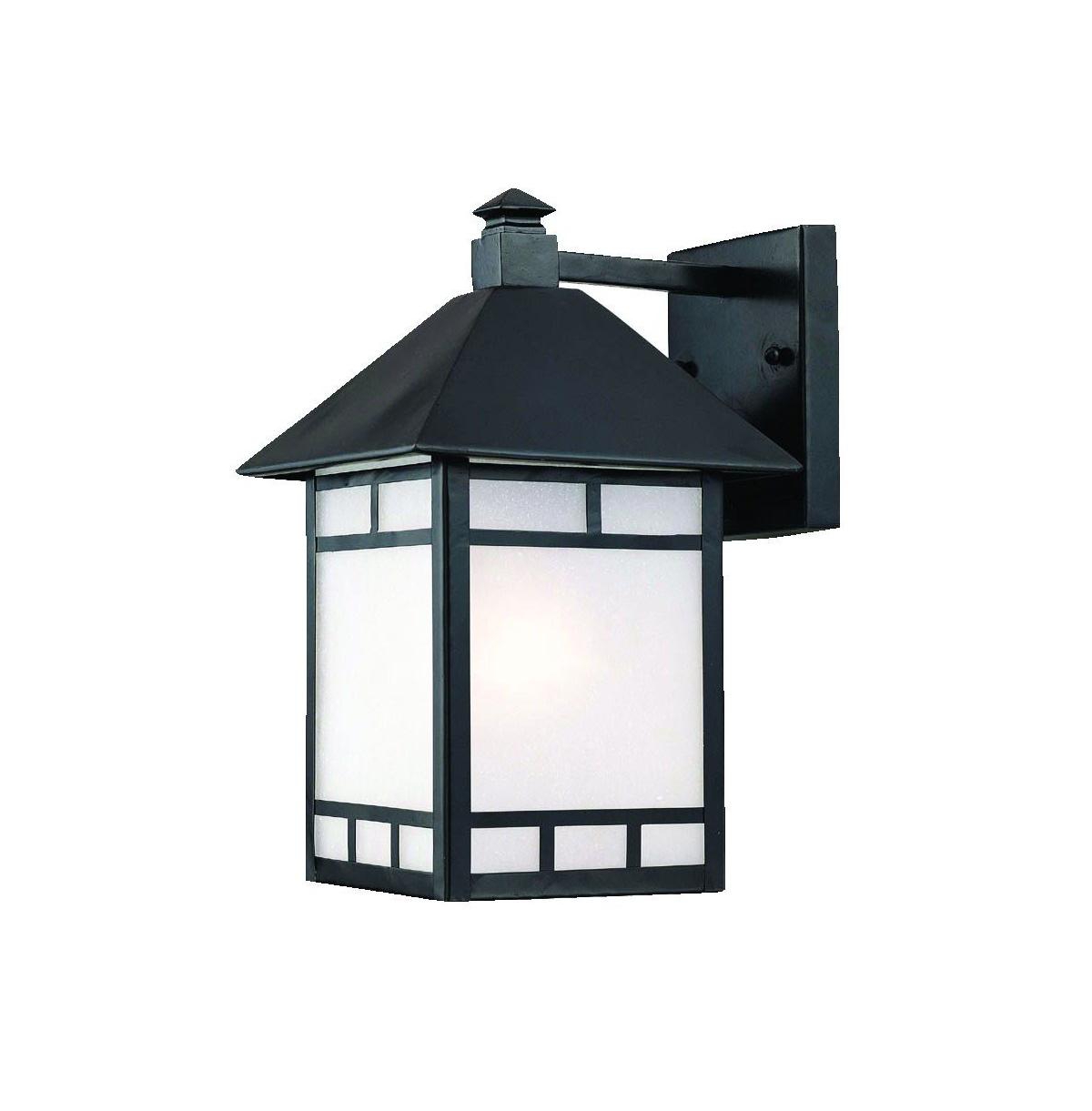 Click here for Outdoor Frosted Glass Lantern Wall Light –... prices