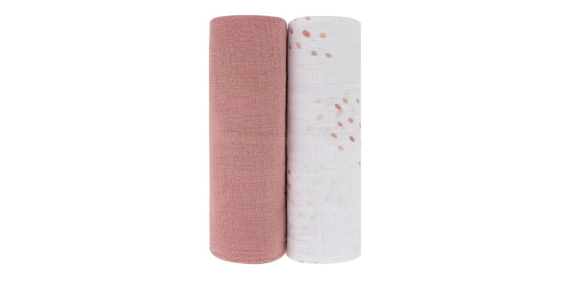 Click here for Elys & Co. Muslin Swaddle Blanket - Pink Raindrops prices