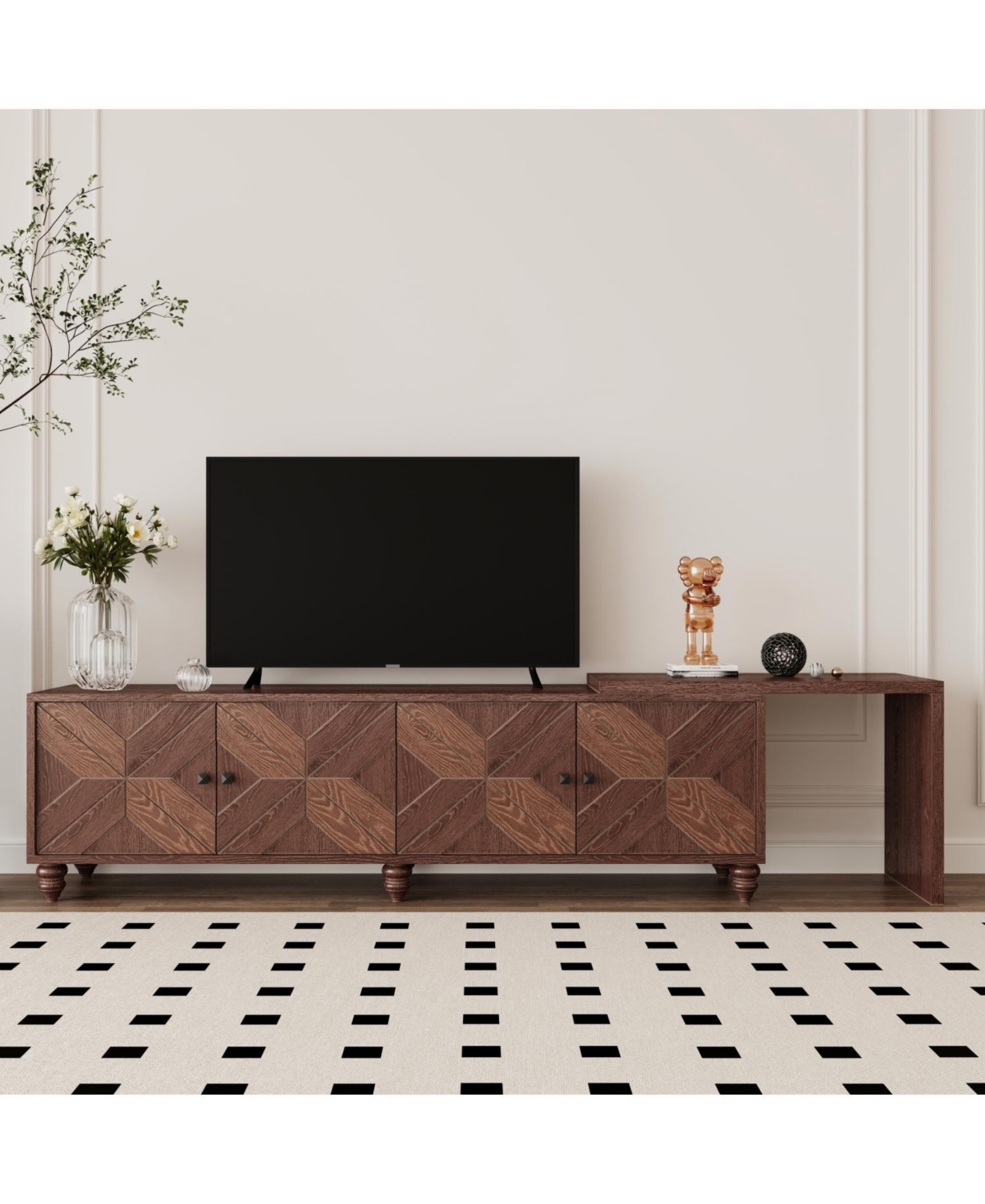 Click here for Streamdale Modern Tv Cabinet with Extendable Stora... prices