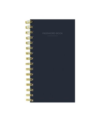 Black Spiral Password Book - Macy's