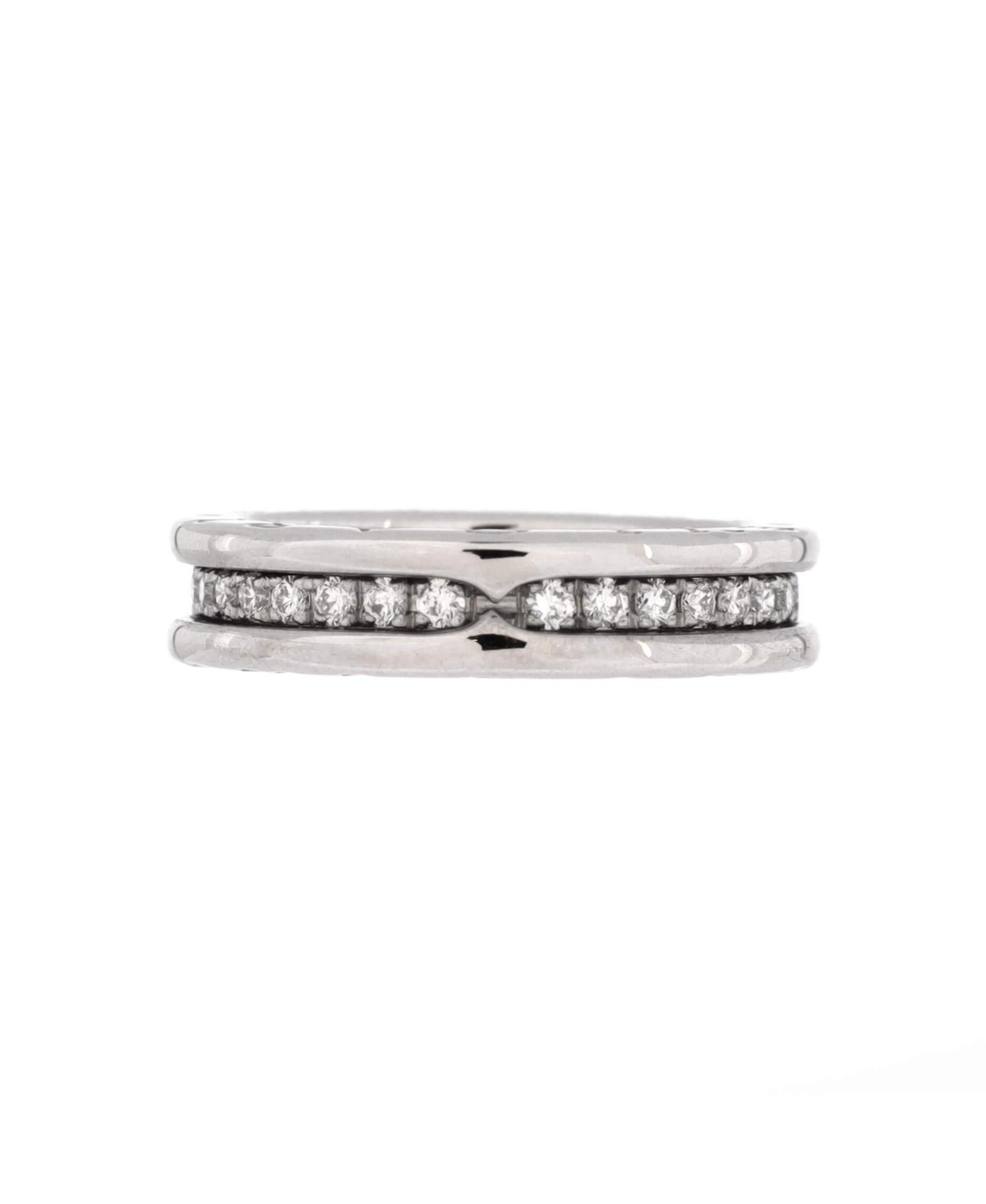Click here for Pre-Owned Bvlgari B.Zero1 One Band Ring 18K White... prices