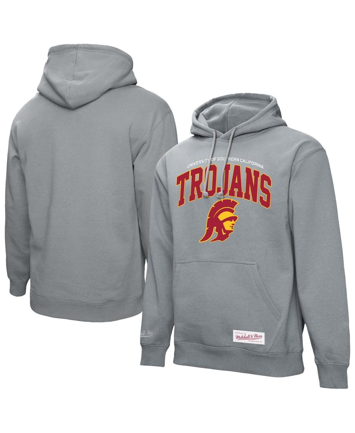 Click here for Mitchell & Ness Mens Heather Gray Usc Trojans Clas... prices