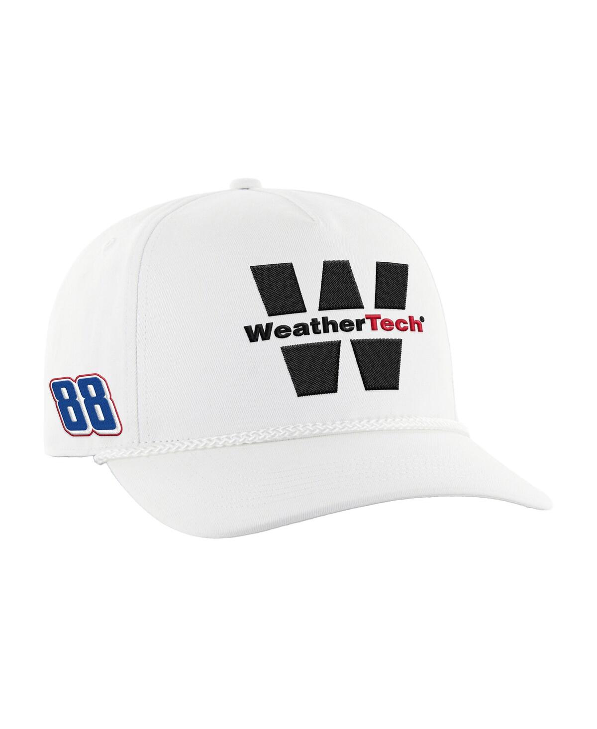 Click here for 47 Brand Mens White Connor Zilisch WeatherTech Hit... prices