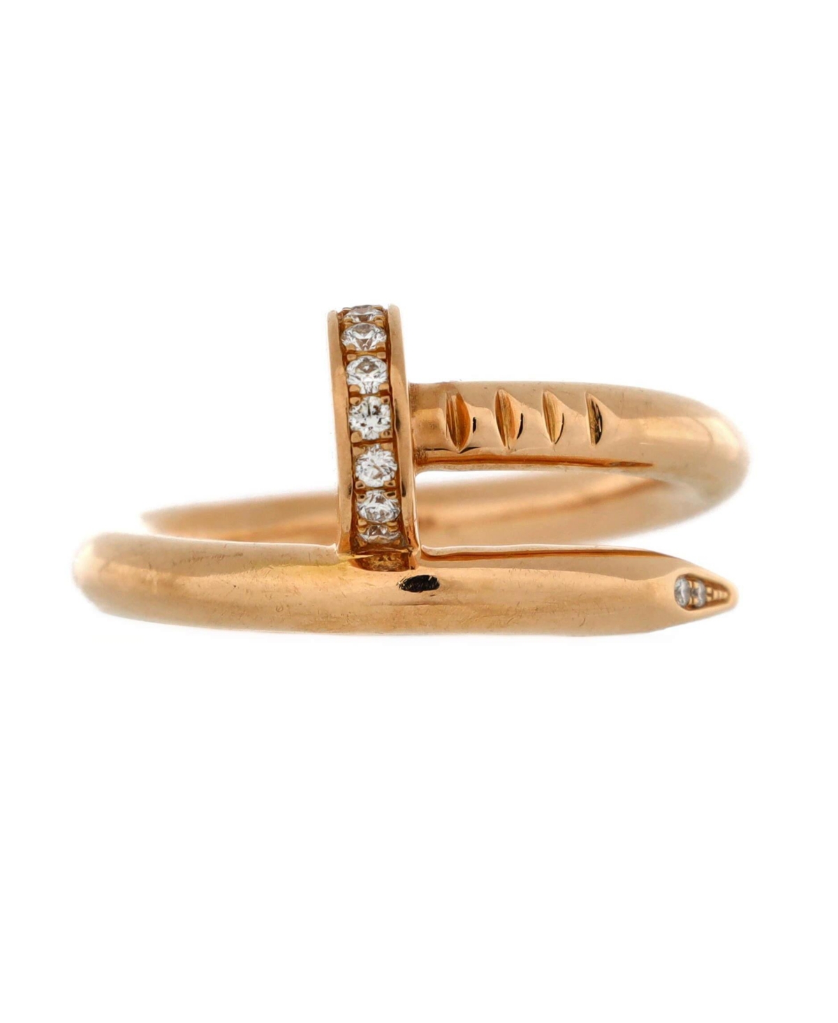 Click here for Pre-Owned Cartier Juste un Clou Ring 18K Rose Gold... prices