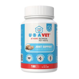 UBAVET Joint Support Advanced Joint Care Chew Tablets for Dogs & Cats ...