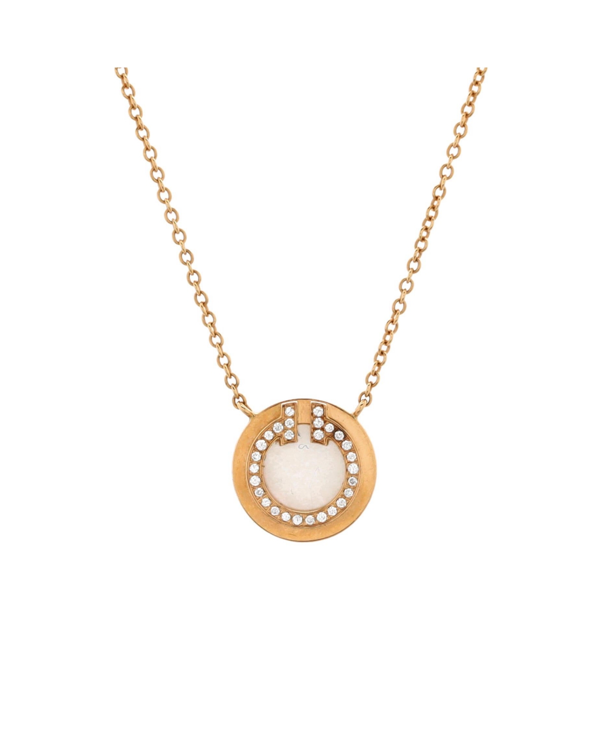 Click here for Pre-Owned Tiffany & Co. Small T Circle Pendant Nec... prices