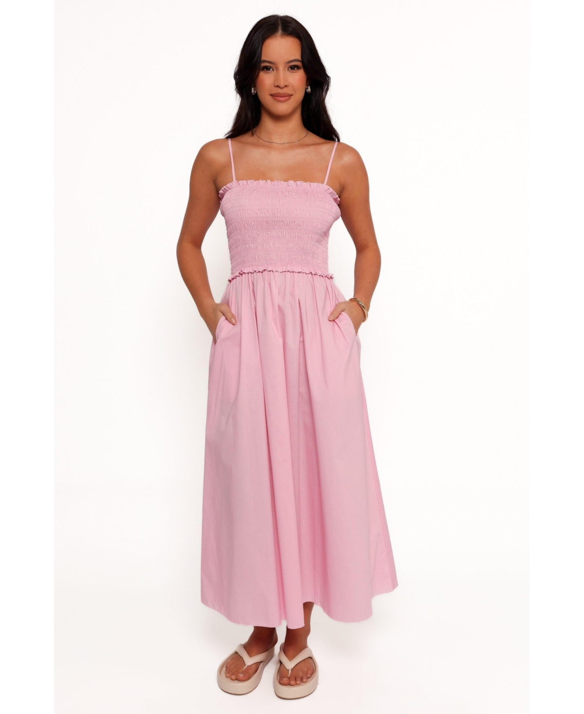 Click here for Petal and Pup Womens Nigella Maxi Dress - Pink prices