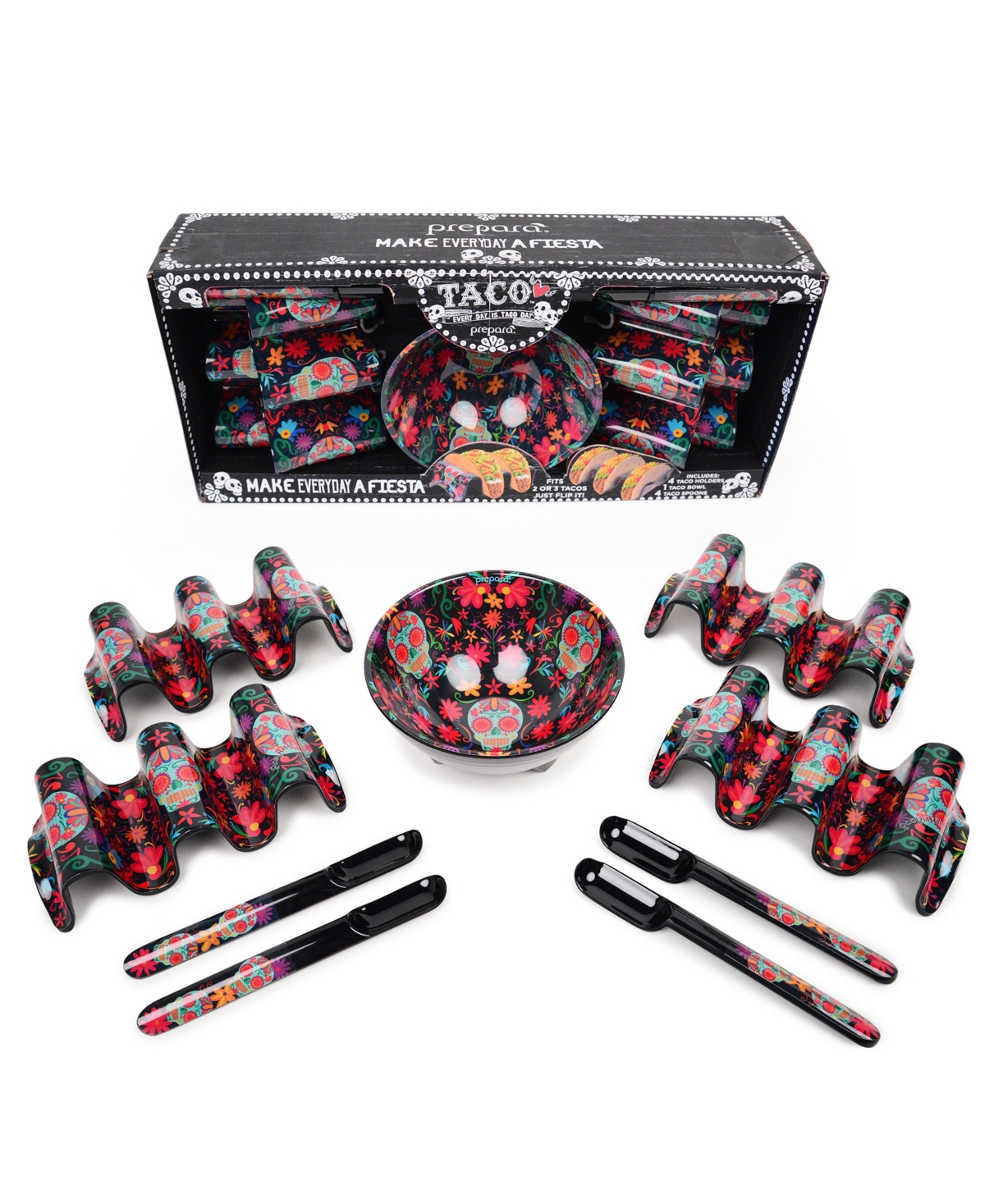 Click here for Prepara 9-Piece Taco Gift Set - Multi prices