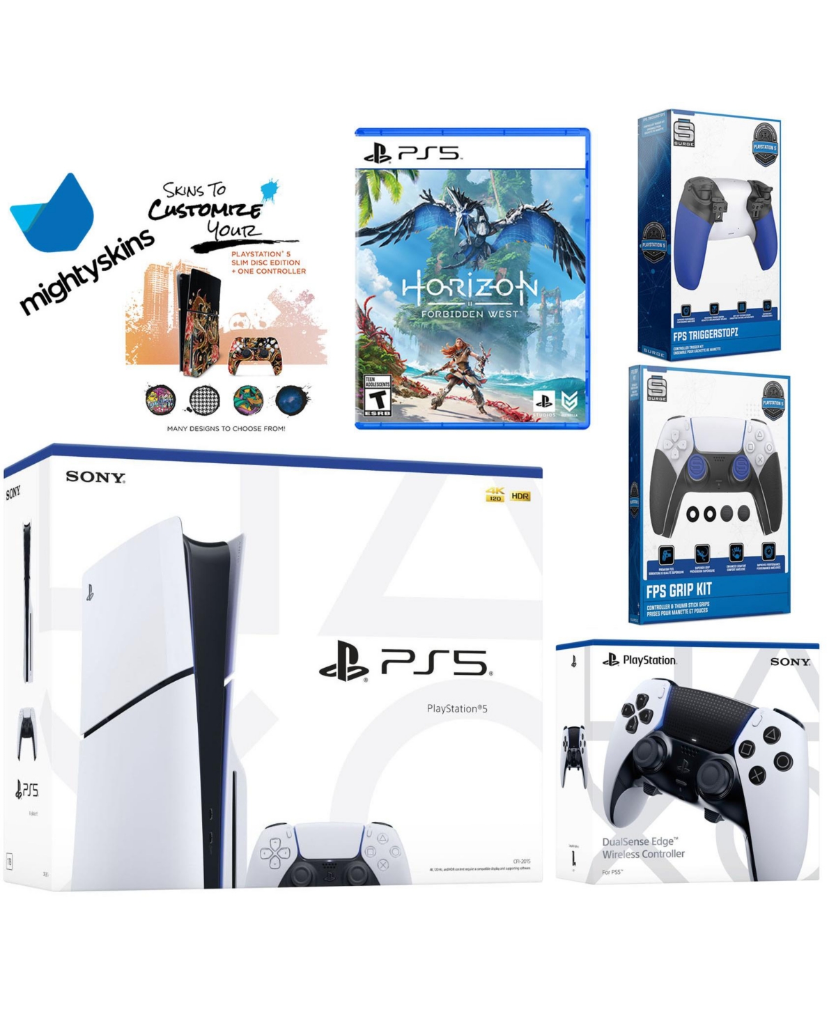Click here for Sony Playstation 5 Slim Disc Bundle with Horizon F... prices