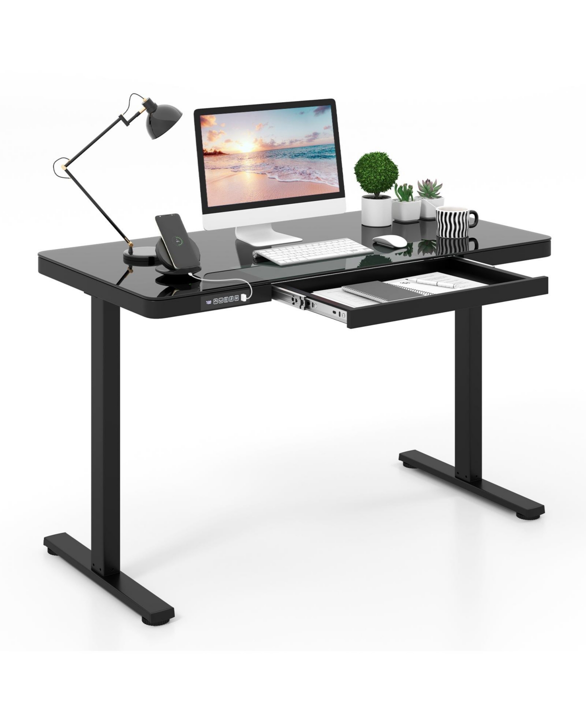 Click here for 48-Inch Height Adjustable Electric Standing Desk w... prices