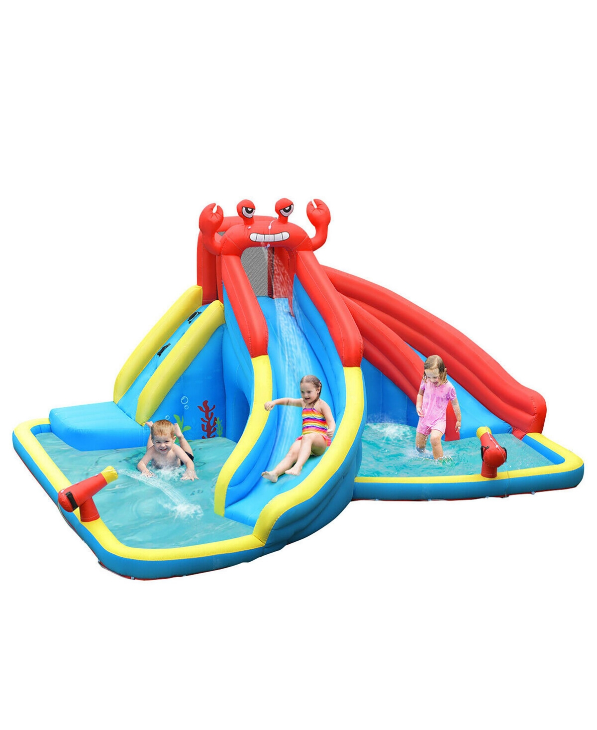 Click here for Inflatable Water Slide Crab Dual Slide Bounce Hous... prices