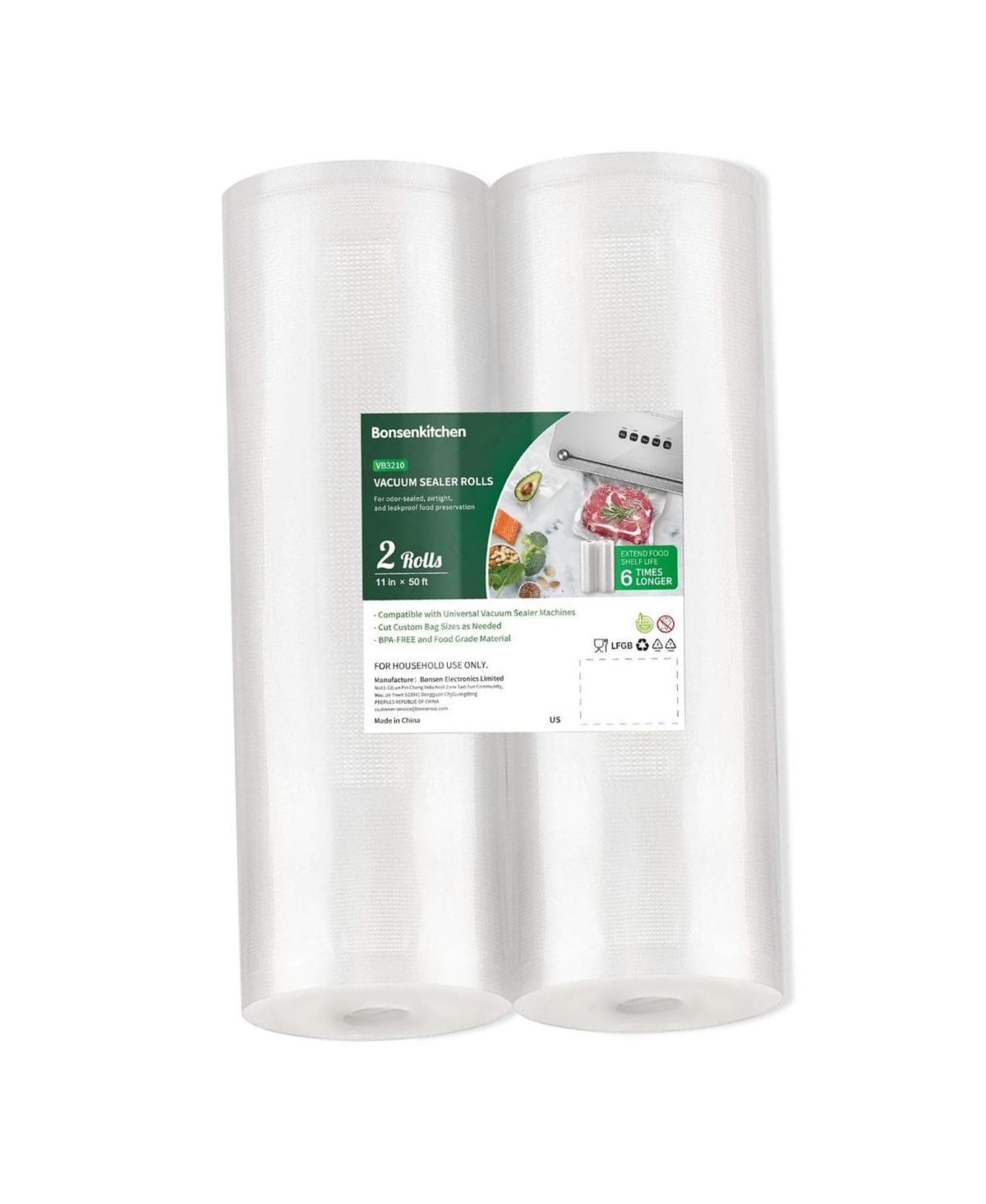 Click here for Bonsenkitchen Vacuum Sealer Bags  11 in x 50 ft Ro... prices